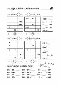 prepolino.ch :: Mathematik :: Allgemein :: Reihen (kleines 1*1)