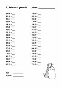prepolino.ch :: Mathematik :: Allgemein :: Reihen (kleines 1*1)